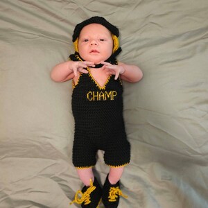 Baby Wrestling Costume With Choice of Logo Only in Front Xtra is ...