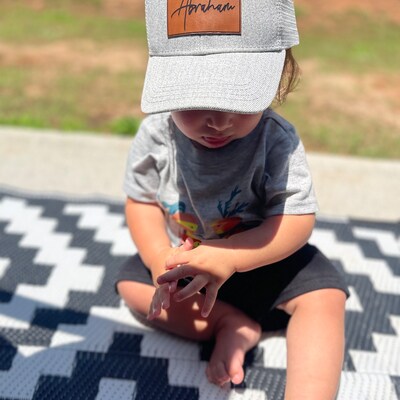 Custom Toddler Ball Cap Hat With Mesh Back Custom Infant Hat - Etsy