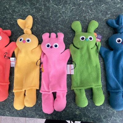 Glove Puppet Brook Sprite Tiny Blue & Green Tie Dye - Etsy