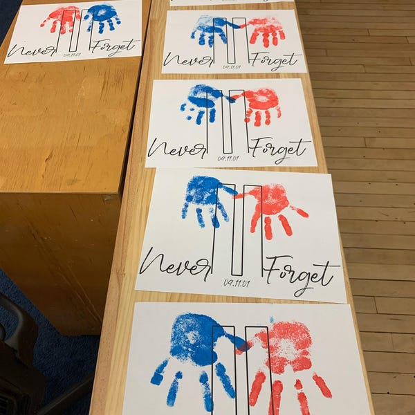 Never Forget - 9-11 - September 11th - Patriots Day - USA - Kid Craft ...