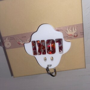 Custom Acrylic Dog Tag Personalized Dog Name Tag Dog ID Name - Etsy