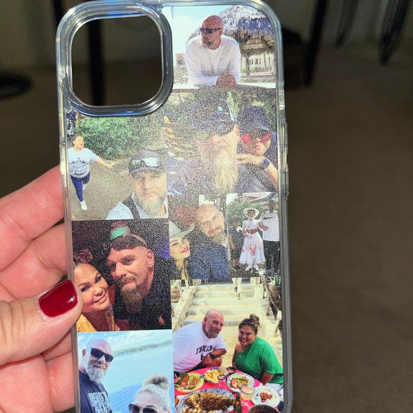 Custom Clear Photo iPhone Case, Photo Phone Case, Personalized iPhone ...