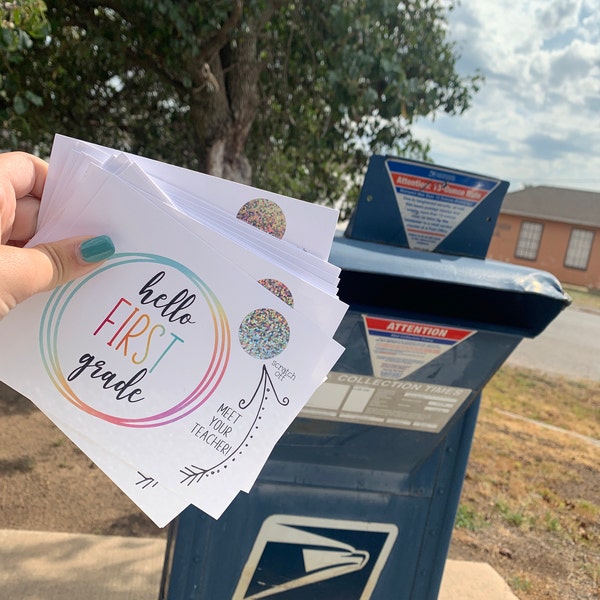 Scratch off Postcard - Welcome Postcard for Students or Kids - Note ...