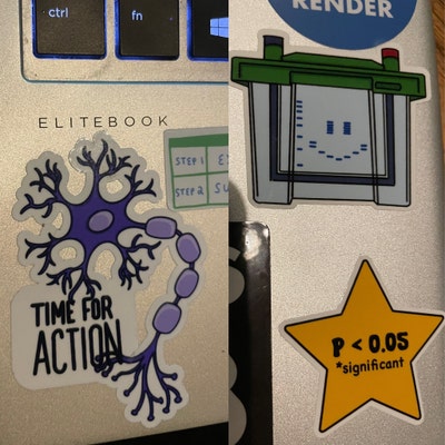 DNA and Nucleotide Stamp Sticker Biologist Aesthetic Genetics Research ...