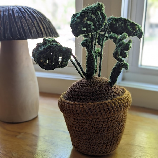 PATTERN: Mini Monstera Crochet Pattern, Monstera Crochet Plant, Plant ...