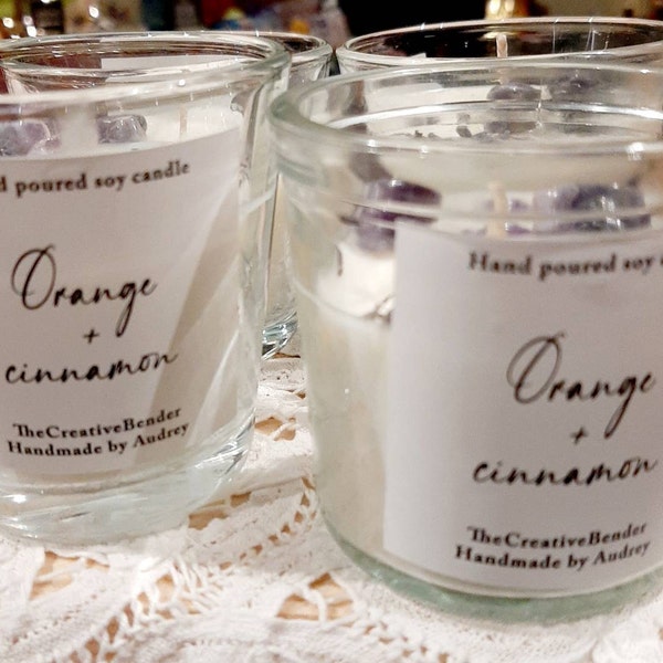 Personalised Candle Label Stickers, Simple & Modern, Black/colour ...