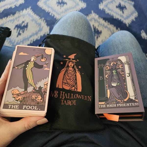 RWS Halloween Tarot Deck - Etsy