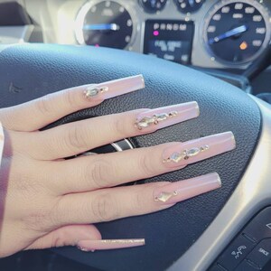 Charmed Beauty Luxury Nails Natural Nails Outline Nails Marble Nails ...