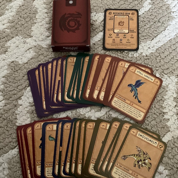 HTTYD Deck of Dragons (how to Train Your Dragon Cards) - Etsy UK