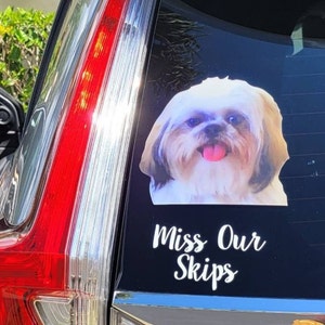 Custom Pet Sticker, Die-cut Dog Decals for Car, Cat Laptop Stickers ...