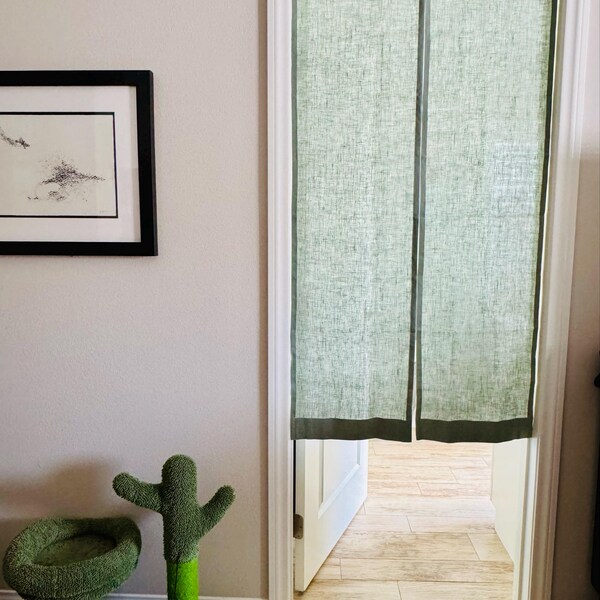 55''/140cm Wide Amber Linen Roll up Blind, Linen Window Blind With Ties ...