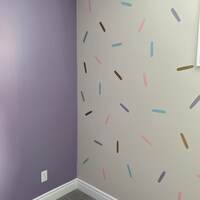Sprinkle Wall Decals Confetti Wall Decal Set, Vinyl Wall Decals, Wall ...