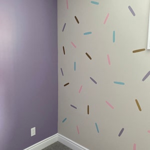 Sprinkle Wall Decals Confetti Wall Decal Set, Vinyl Wall Decals, Wall ...