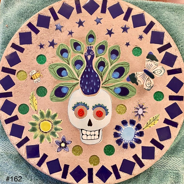 Handmade Ceramic Topiary Tree Mosaic Tiles, Decorative Tiles, Craft ...