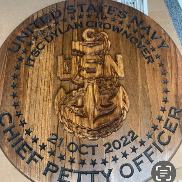 US Navy Chief Petty Officer Plaques - Chief Petty Officer Promotion ...