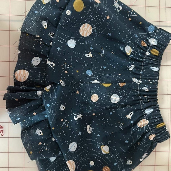 Easy Shorts Digital PDF Sewing Pattern, Ruffle Shorts, Kids Pants ...