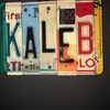 License Plate Name Sign, Gifts for Kids, Childrens Gifts, Dorm Room ...