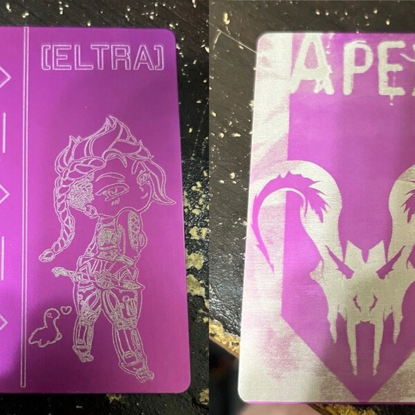 Valkyrie Banner - Apex Legends Predator Invitation Aluminum Card! - Etsy