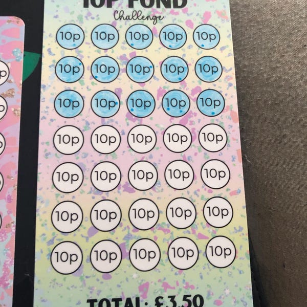 Low Coin Change Savers - Printable A6 Pdf's UK GBP Pound Coins, Cash ...