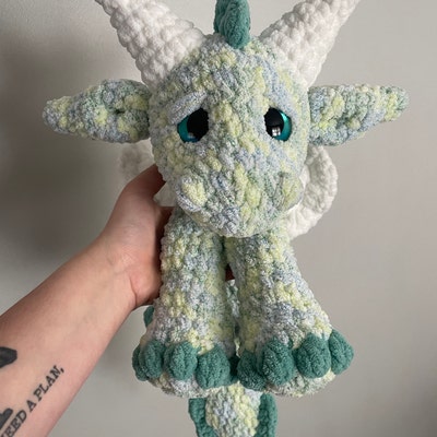 Cato the Dragon Snuggler/lovey Amigurumi Crochet Pattern - Etsy