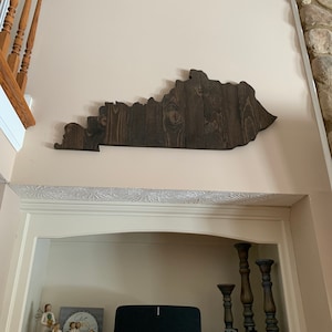 Kentucky Rustic Wood State, Wooden Kentucky State, Rustic Kentucky ...