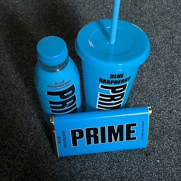 Prime Hydration Tropical Punch Full Unopened Bottle, 24oz Cold Cup and ...