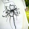 Black Flower Ink Machine Embroidery Design Black Flower Embroidery ...