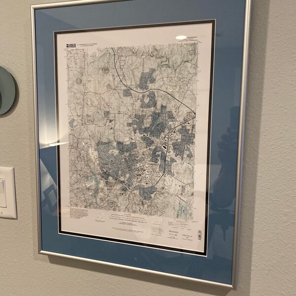 Colorado Vintage Geological Map Art Poster Print, Historic Colorado ...