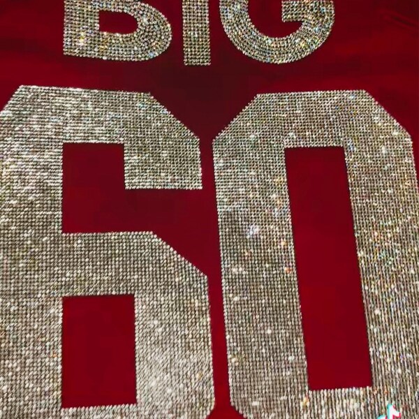 Large Rhinestone Number Patches, Choose Your Number, 0 - 9 Large Bling ...