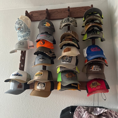 40 Cap Solid Oak Rack Made to Order Free Shipping USA - Etsy