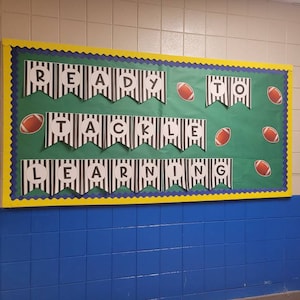 Football Bulletin Board Football Craft and Football Writing - Etsy