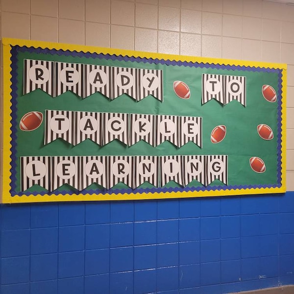 Football Bulletin Board | Football Craft and Football Writing Templates ...