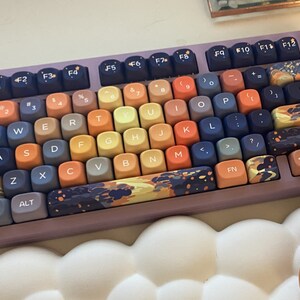 Magic Night Keycaps, Night Sky Magic Keycaps, PBT OEM Profile Keycaps ...