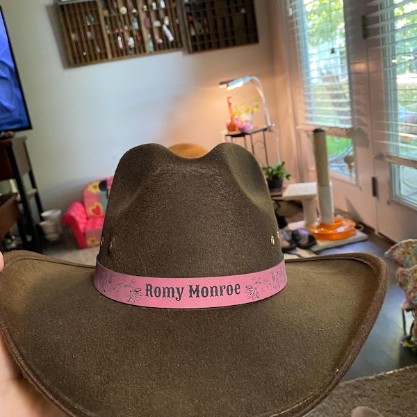 Custom Toddler Cowboy Hat Personalized Toddler Cowboy Hat Custom ...