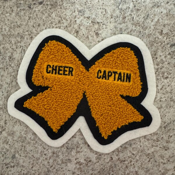 Captain Bow Custom Embroidered Patches for Letterman Jackets, Bags ...