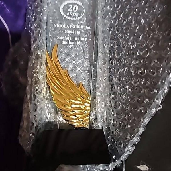 Personalized Crystal Wing Award: Unique Employee Recognition Trophy - Etsy