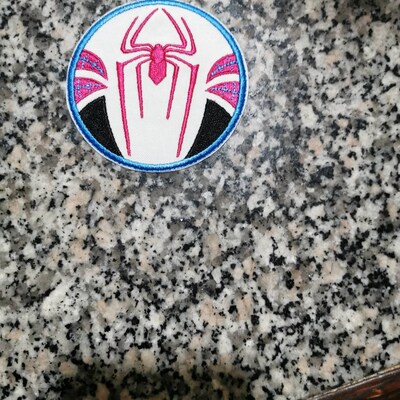 Spider-gwen, Gwenom Chest Logo Iron-on Embroidered Patch, Costume, Pins ...