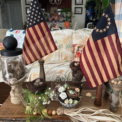 2 Green Peely Chippy Wood Spindle Post, Spindle Post Farmhouse Shabby ...