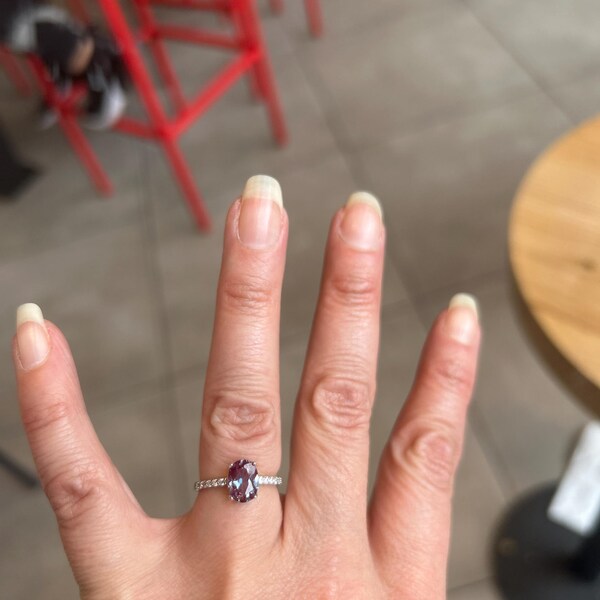 Enchanted Moonstone Ring, Promise Ring, Simple Ring,rainbow Moonstone ...