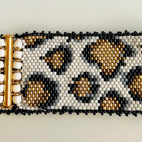 PDF Pattern for Bead Crochet Necklace - Beaded Necklace "queen" - Bead ...