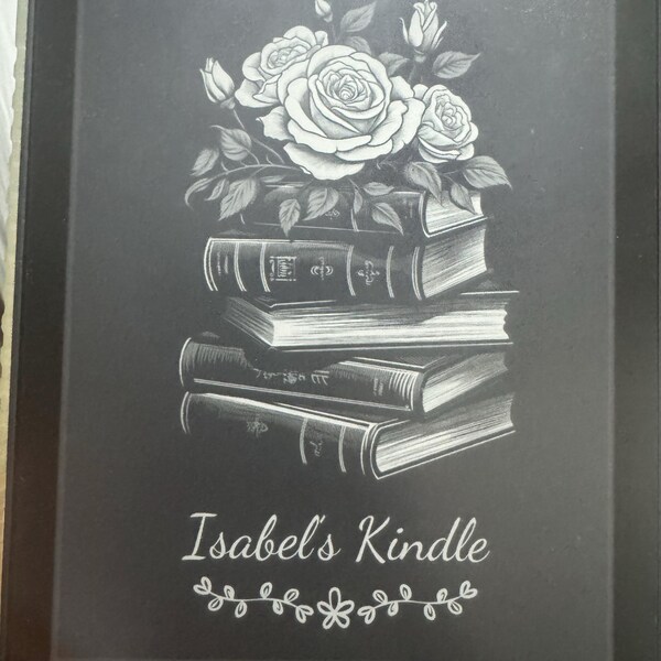 YOUR NAME Personalized Kindle Lock Screen, Wallpaper for Kindle ...