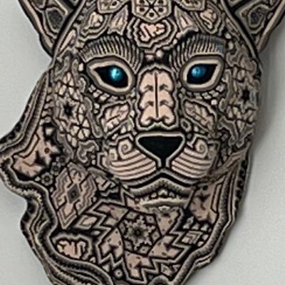 Boruca Art jaguar Butterfly - Etsy