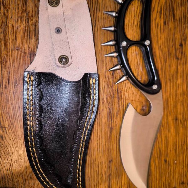 DAMASCUS HUNTING KNIFE, Custom Damascus Knife, Hand Forged, Damascus ...