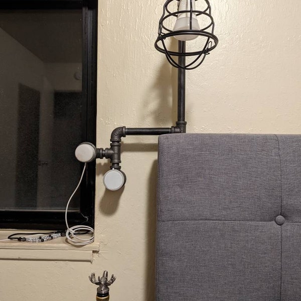 15A 125VAC Grounded Outlet Module for Steampunk Industrial Pipe Lamp 1/ ...