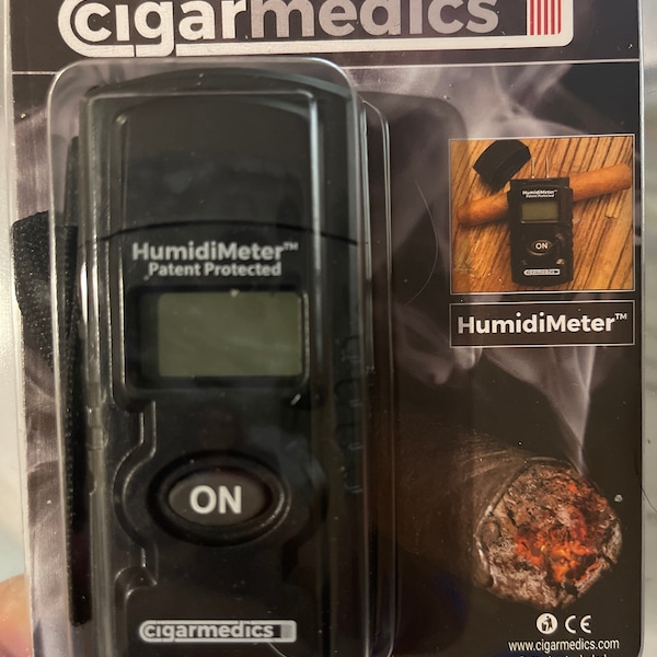 Cigarmedics Humidimeter - Cigar Accessory, Humidor, Humidity Tester ...