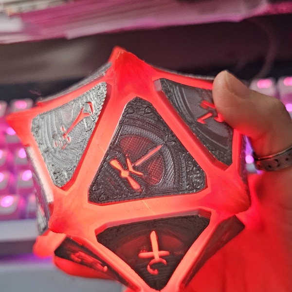 Glowing Dwarven Dice Tower Includes LED & Battery - Etsy