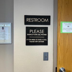 Colorful Wayfinding Directional Arrow Wood Signs Custom Raised Text ...