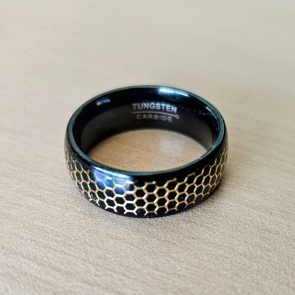 Men's Wedding Band, Men's Tungsten Wedding Band, Men's Wedding Ring ...