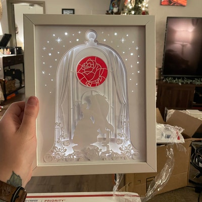 Beauty and the Beast, Princess Belle, Princess Decor, Lightbox Lighted ...