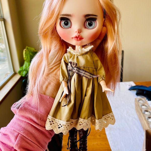 Blythe, Custom Blythe Doll, Art Doll, Ooak Doll, Blythe Custom, Blythe ...
